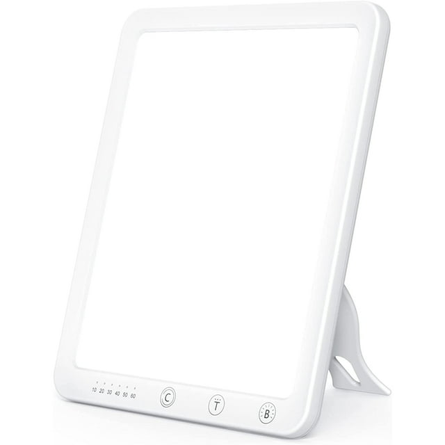 AAOMASSR Sad Light Therapy Lamp, 10,000 Lux Daylight Lamp with 6 Timer ...