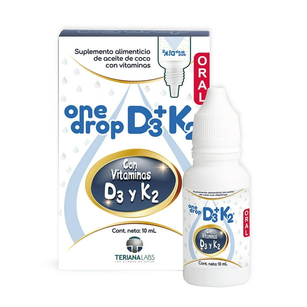 Vitamina ONEDROP D3+K2 frasco con 10 mL | Walmart en línea
