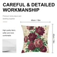 Botanical Lush Peony And Dahlia Flowers with Gold VinesSet of 2 Premium ...