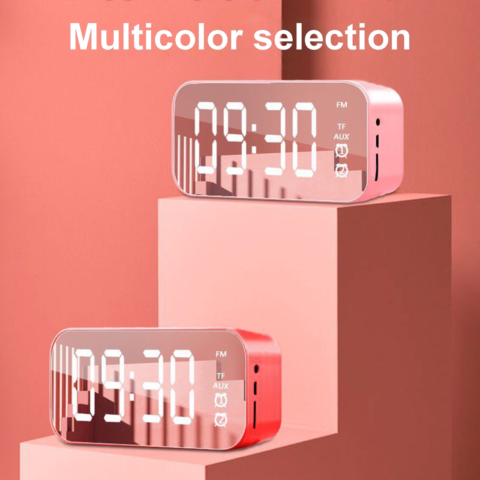 Multifunction Wireless Bluetooth Subwoofer Speaker Music Player Alarm ...