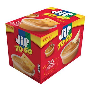 Jif To Go Peanut Butter Dipping Cups, 1.5 oz, 36 Count - Walmart.com