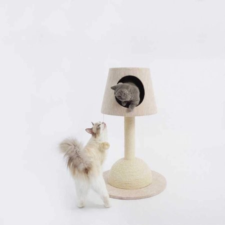 Cat Tree, Cat Scratching Post Cat Interactive Toys, Detachable Round ...