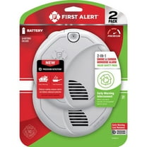 First Alert SCO500B Wireless Smoke and Carbon Monoxide Alarm with Voice ...