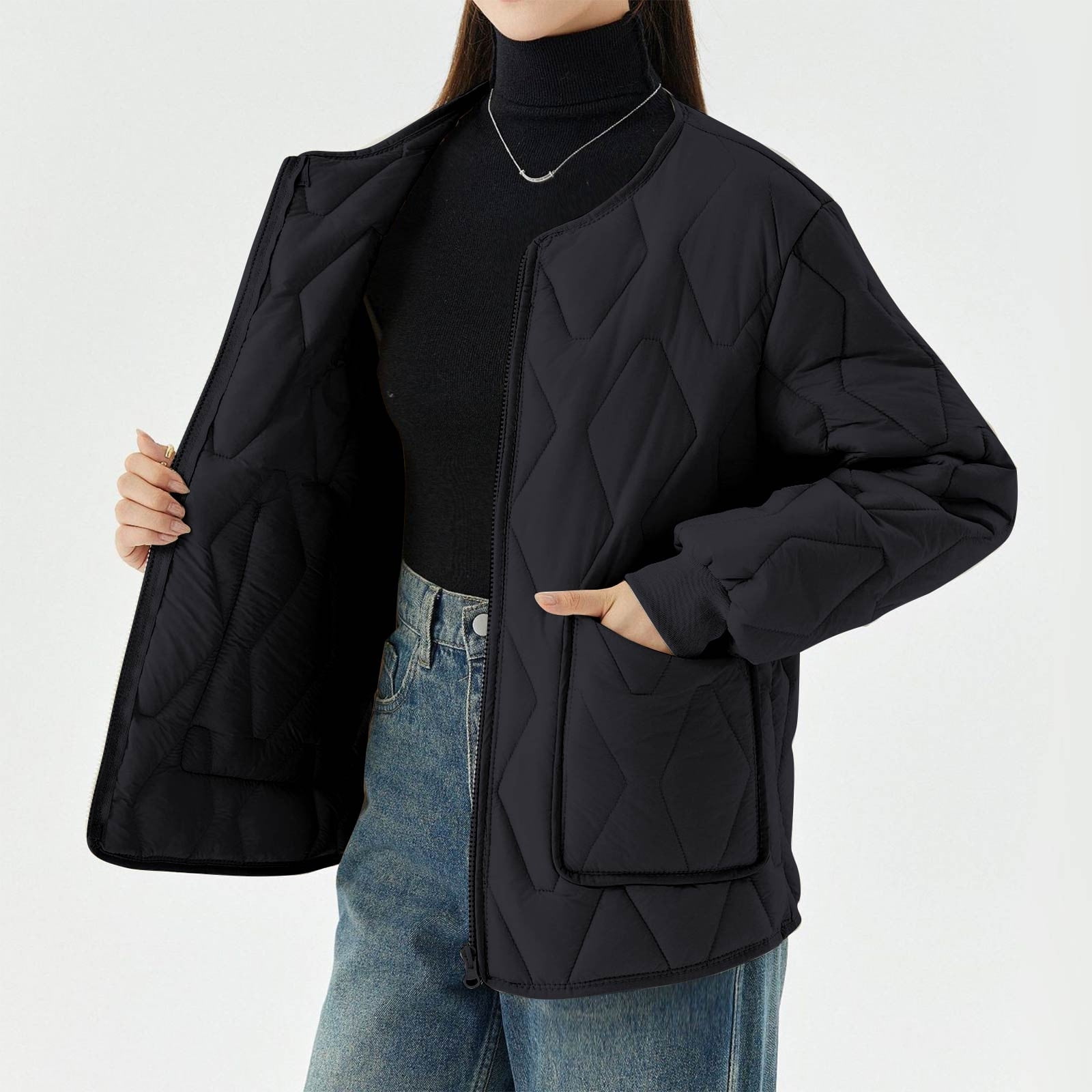 Click here for Tidyack Plus Size Womens Winter Coat  Long Sleeve... prices