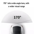 Backup Camera, Mini Camera, Front View Reversing Rear View Camera, 170掳 Wide Angle, IP67 ...