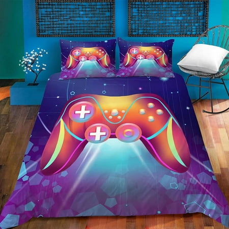 Gamer Bedding Sets for Boys, Gaming Duvet Cover Set Twin Size,Boys ...