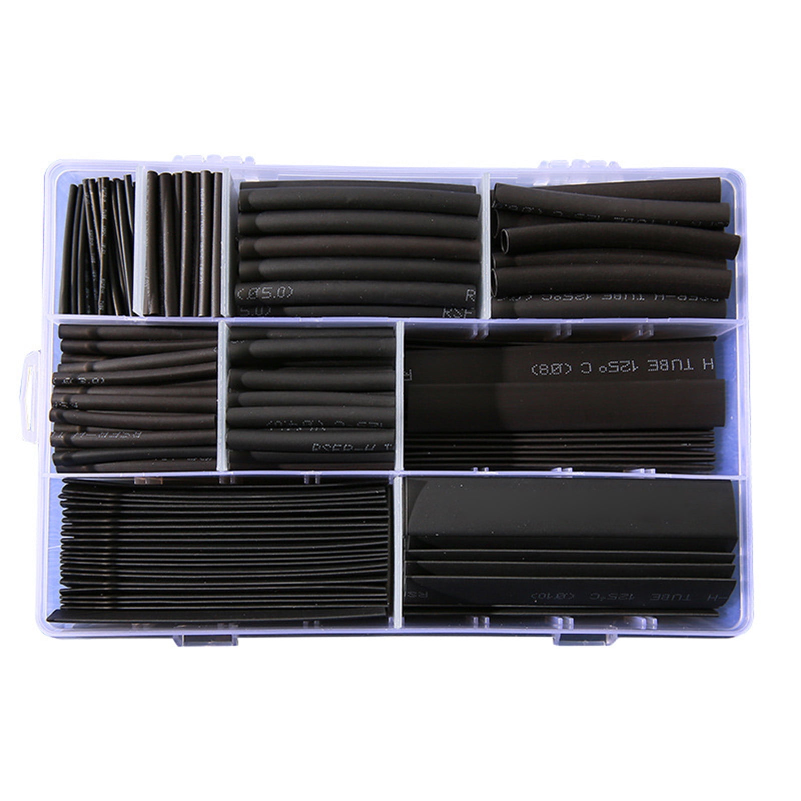 385Pcs/Set Polyethylene Shrinking Assorted Insulated Sleeving Tubing ...
