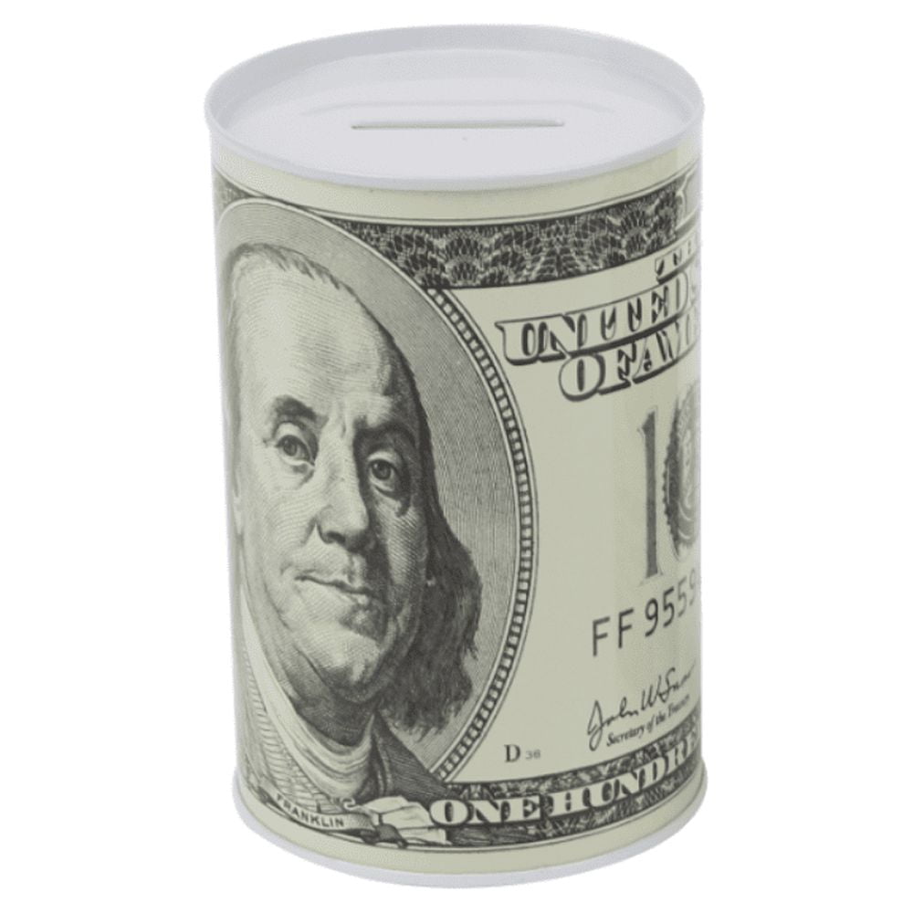 Alcancia Dollar Metal 8X12Cm | Knasta Chile