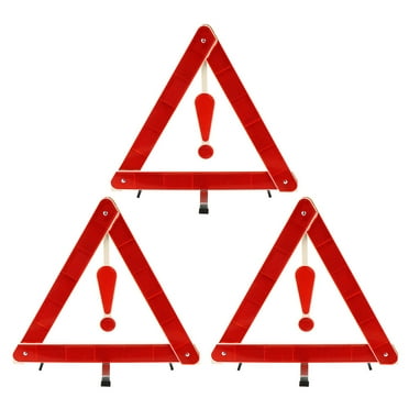 Performance Tool W1498 DOT Warning Triangle 3 pack - Walmart.com