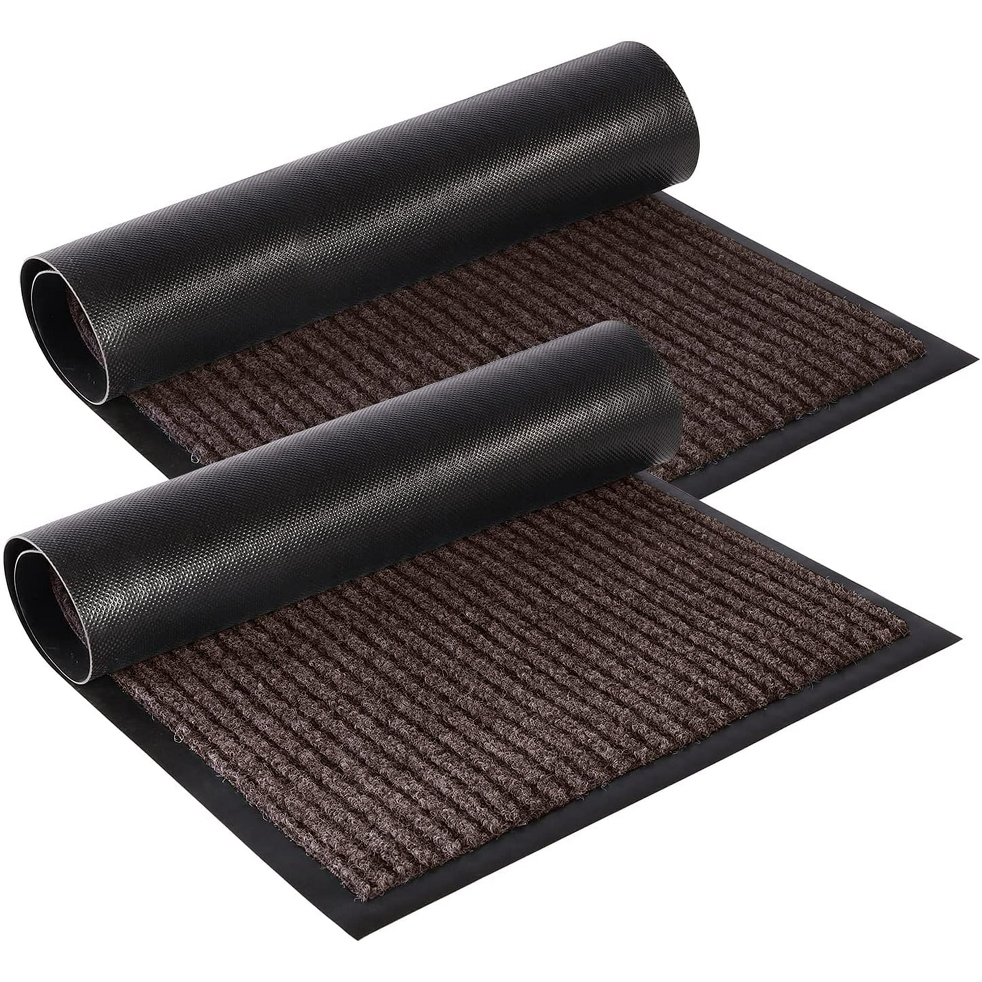Click here for Geecy Door Mats 30 X 17 Inch Pack Of 2 Brown Strip... prices