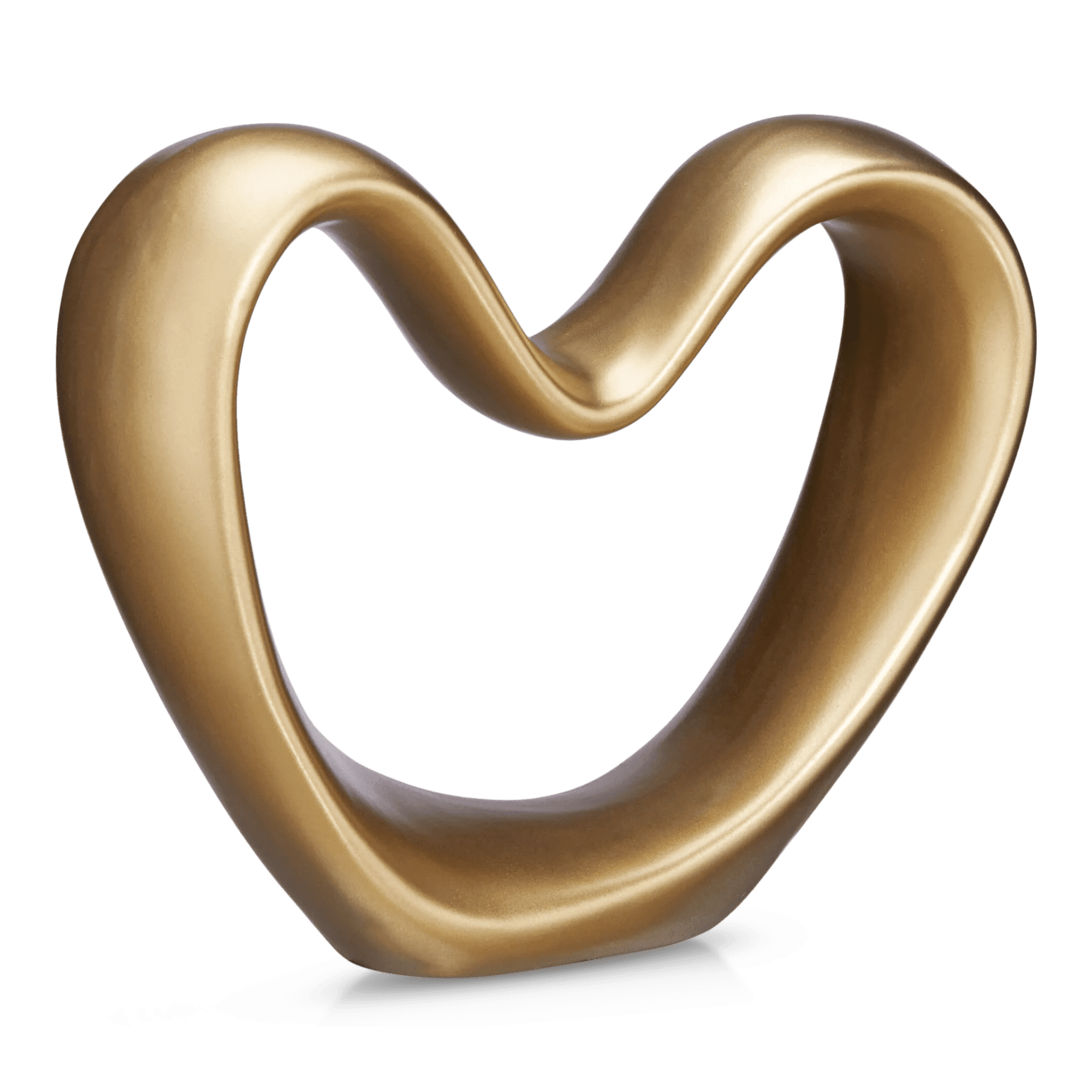 Bouclair Gold Decorative Ceramic Heart Medium M