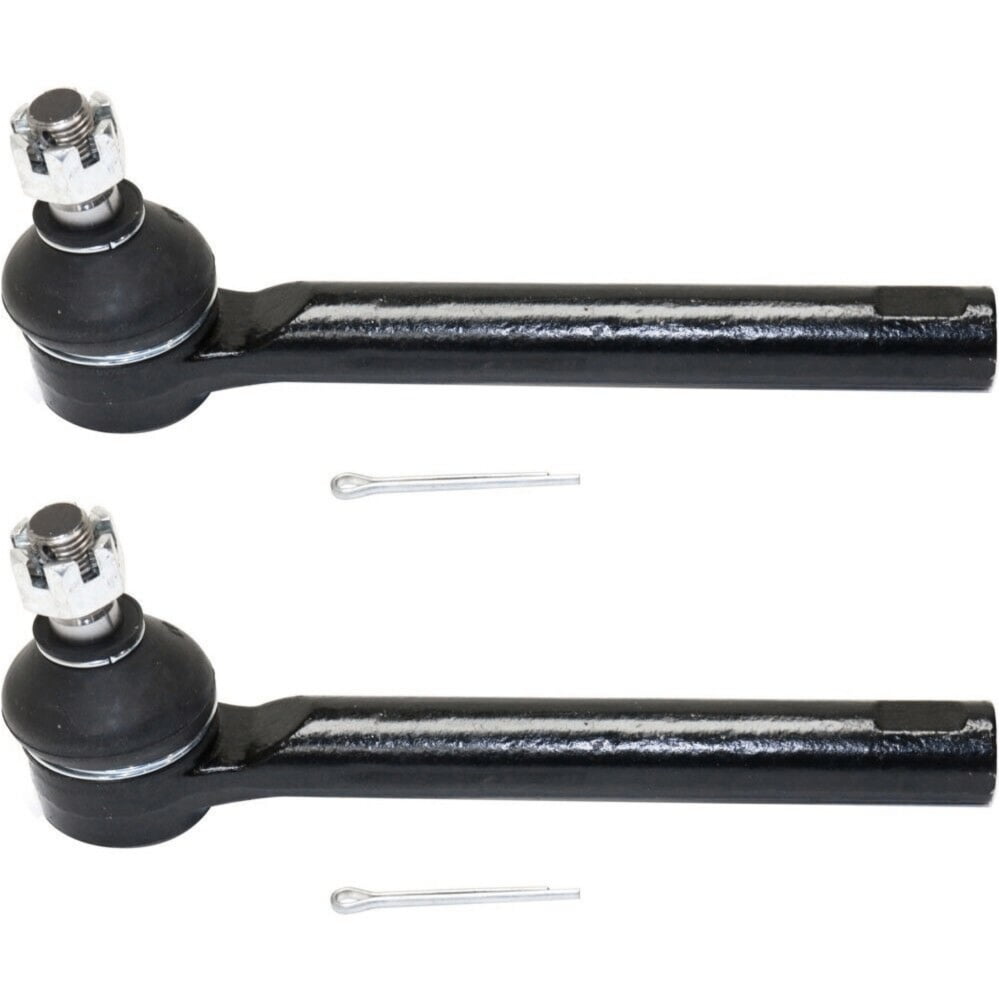 Set of 2 Tie Rod Ends Front Driver & Passenger Side Outer Exterior ...