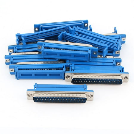 10Pcs Parallel Port DB37 Male IDC Plug Flat Ribbon Cable Connector ...