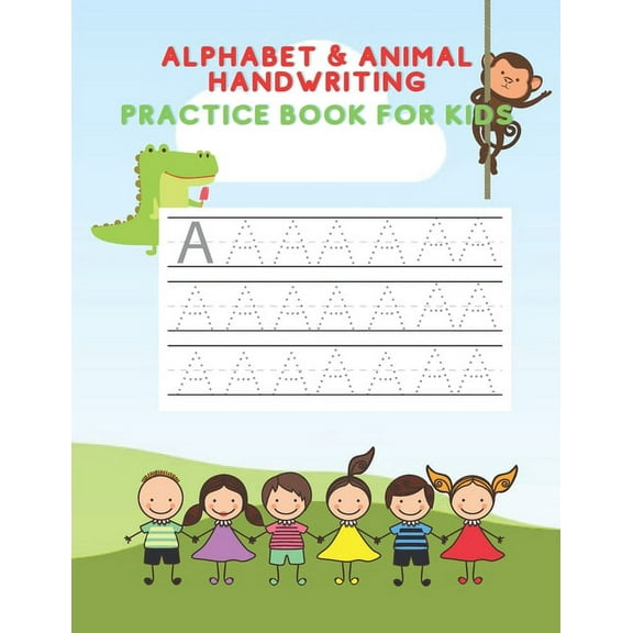 Teach Kids Alphabet Handwriting Practice workbook for kids : Improve ...
