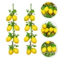 Frcolor Lemon Vines Fake Garland Artificial Lemons Decorative Hanging ...