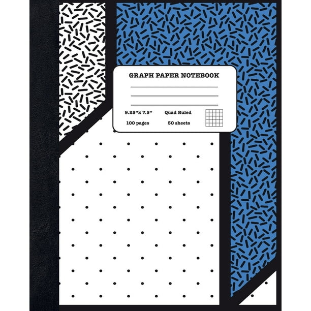 Graph Paper Notebook Quad Ruled 5x5 Geography And Science
