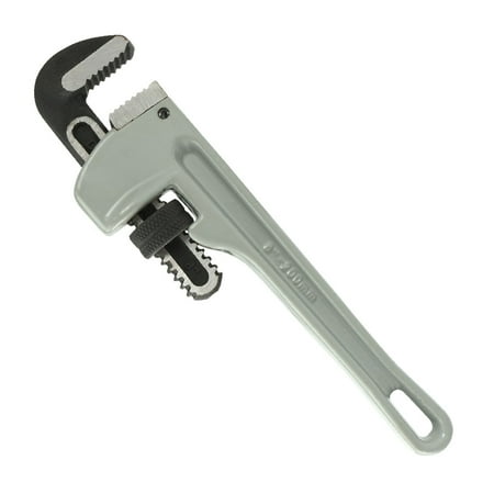 8-inch Aluminum Handle Heavy-Duty Hook Jaw Straight Pipe Wrench ...