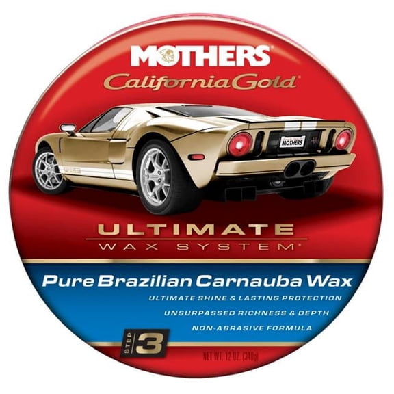 Mothers 05500-6 California Gold Brazilian Carnauba Cleaner Wax - 12 oz ...