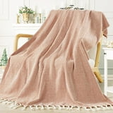 Home Soft Things Chevron Knit Throw- Rust- 50"x60" - Walmart.com