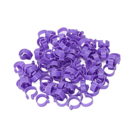 100 PCS Poultry Feet Rings Plastic PP Chicken Foot Rings Poultry Foot ...