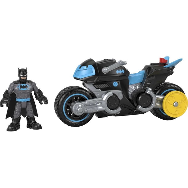 Imaginext DC Super Friends Batman Figure and Bat-Tech Batcycle ...