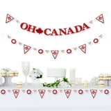 Big Dot of Happiness Canada Day - Canada Party Letter Banner Decoration ...