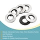 Uxcell M12 25x12x3.6mm Carbon Steel Nitrile Rubber Bonded Sealing ...