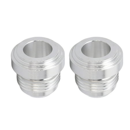 Male Thread Billet，2Pcs Fuel Line Fitting Adapter Billet Male Thread ...