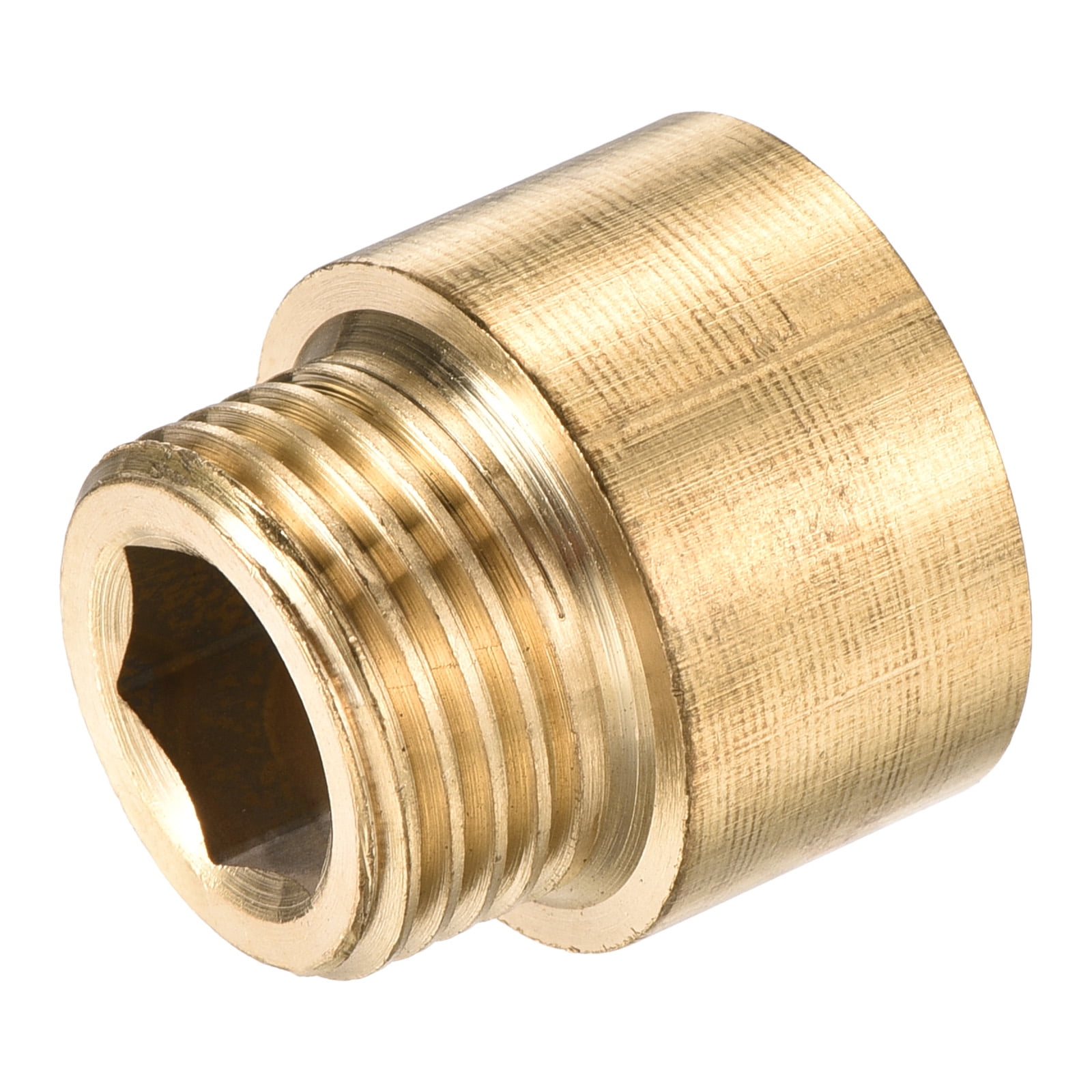 Uxcell G1/2 Female to G1/2 Male Thread 15mm Brass Extension Pipe ...