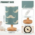 Beard Table Lamp USB Bedside Desk Nightstand Lamp Printed Gifts Small ...