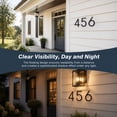 5 Inch House Numbers for Outside – Stainless Steel Floating Address ...