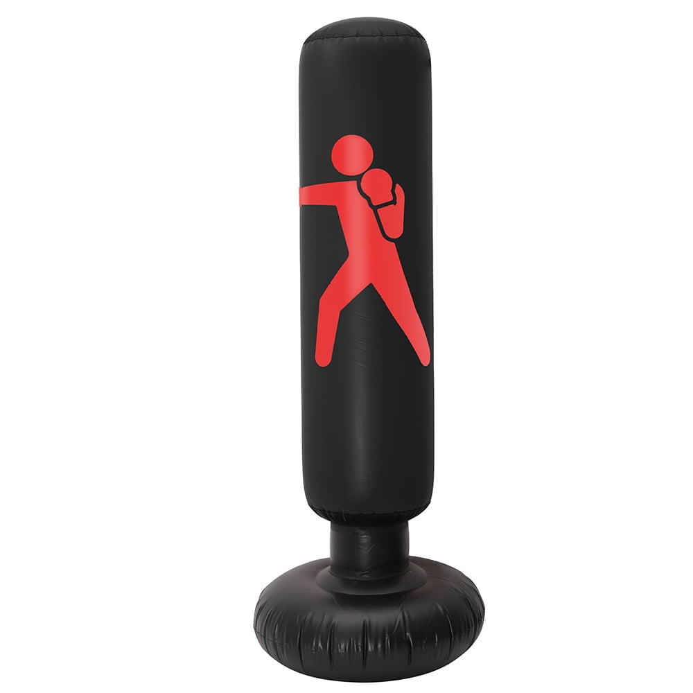 Willstar 160cm Inflatable Stress Punching Tower Bag Free Standing Water ...