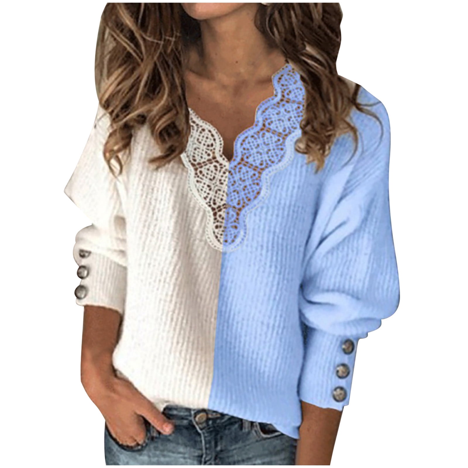 Click here for Cehvom Women Summer Casual Loose Splicing Full-Sle... prices