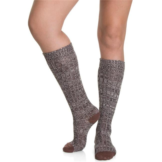Womens Above Knee High Socks, Black And Brown - Walmart.com