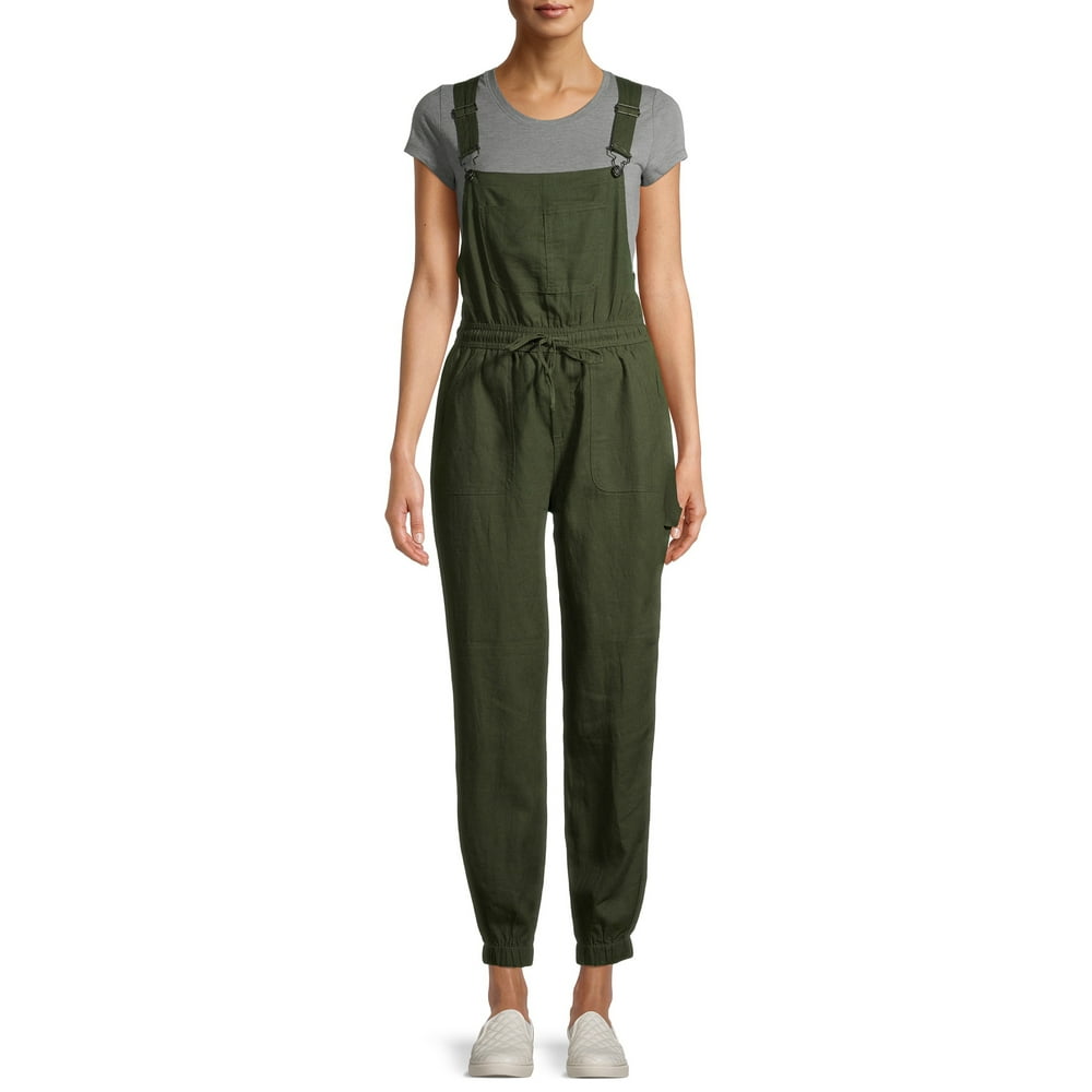 No Boundaries - No Boundaries Juniors' Utility Overalls - Walmart.com ...