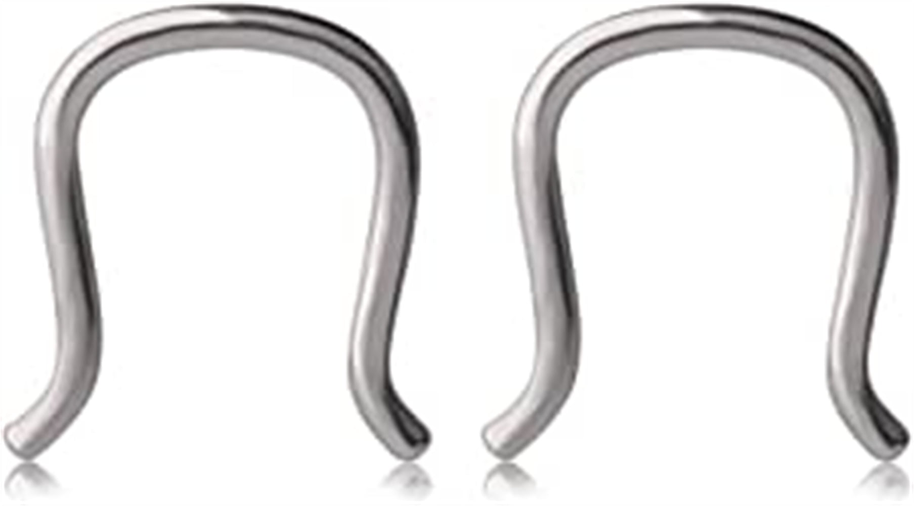 Briana Williams 316L Surgical Steel U-Shaped & Staple Nose Septum ...