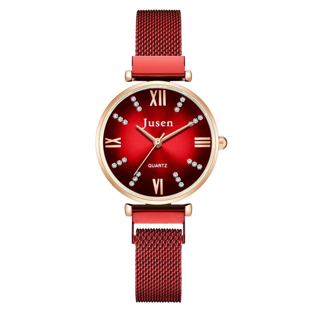 Cara Lady Womens Casual Bracelet Watch Quartz Mesh Belt Band Fashion