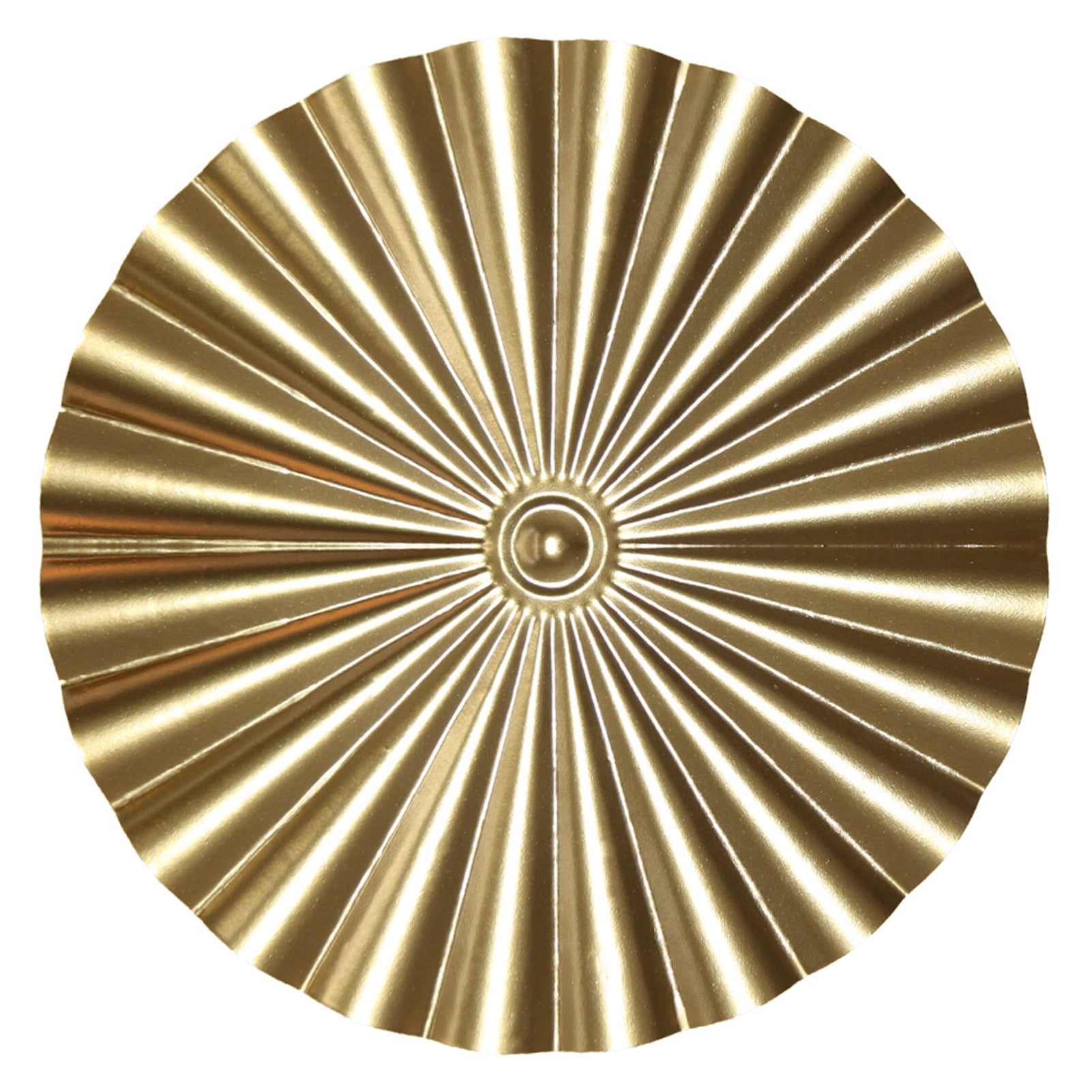 Wanwan Wall Hanging Creative Exquisite Golden Metal Round Wall Disc ...