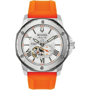 Bulova Marine Star Chronograph Blue Dial Men's Watch 97B168 - Walmart.com