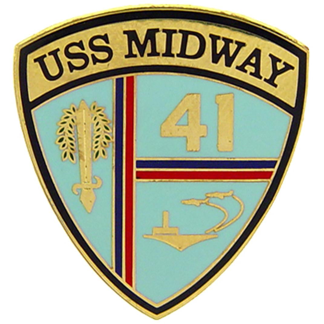 U.S. Navy USS Midway Pin 1" - Walmart.com