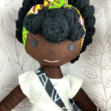 HarperIman Petite Collection 14'' Afro-American Handmade Linen Doll ...