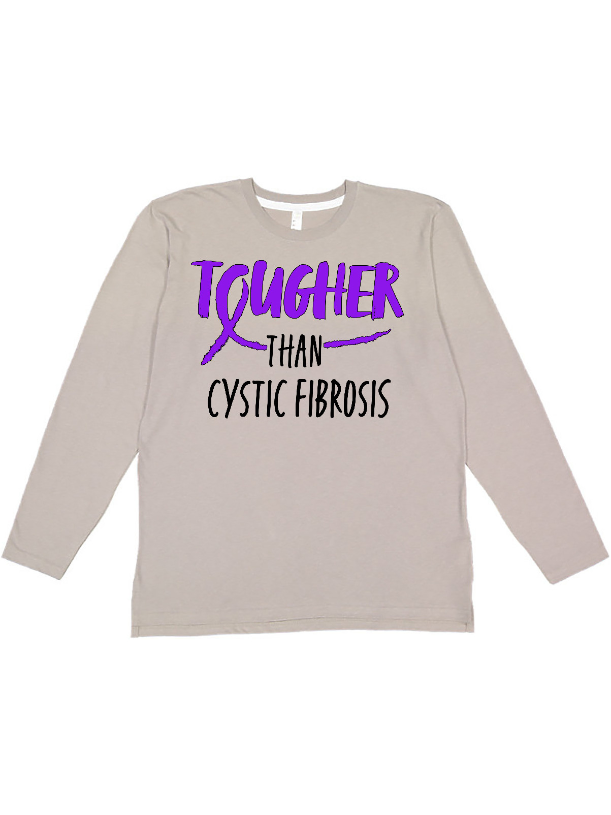Inktastic Tougher than Cystic Fibrosis Long Sleeve T-Shirt - Walmart.com