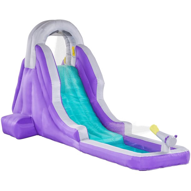 Sunny & Fun Inflatable Water Slide & Blow up Pool, Kids Water Park for ...