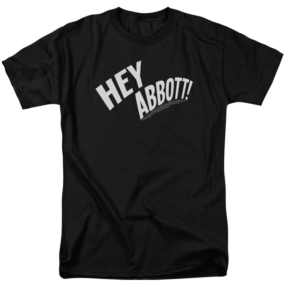 Abbott & Costello - Hey Abbott - Short Sleeve Shirt - X-Large - Walmart.com