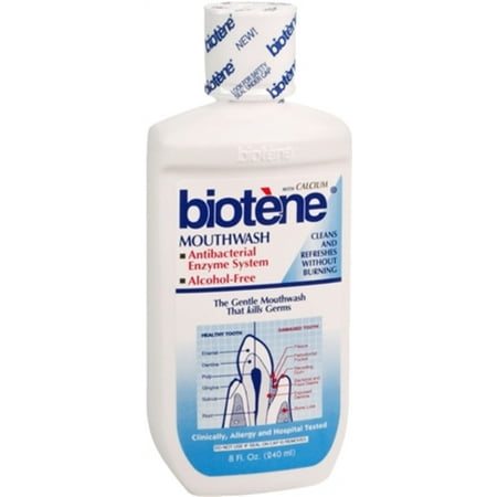 Biotene Dry Mouth Mouthwash 8 oz (Pack of 2) - Walmart.com