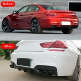 Carbon Fiber Rear Diffuser Compatible With BMW 6 Series M6 F06 F12 F13 ...