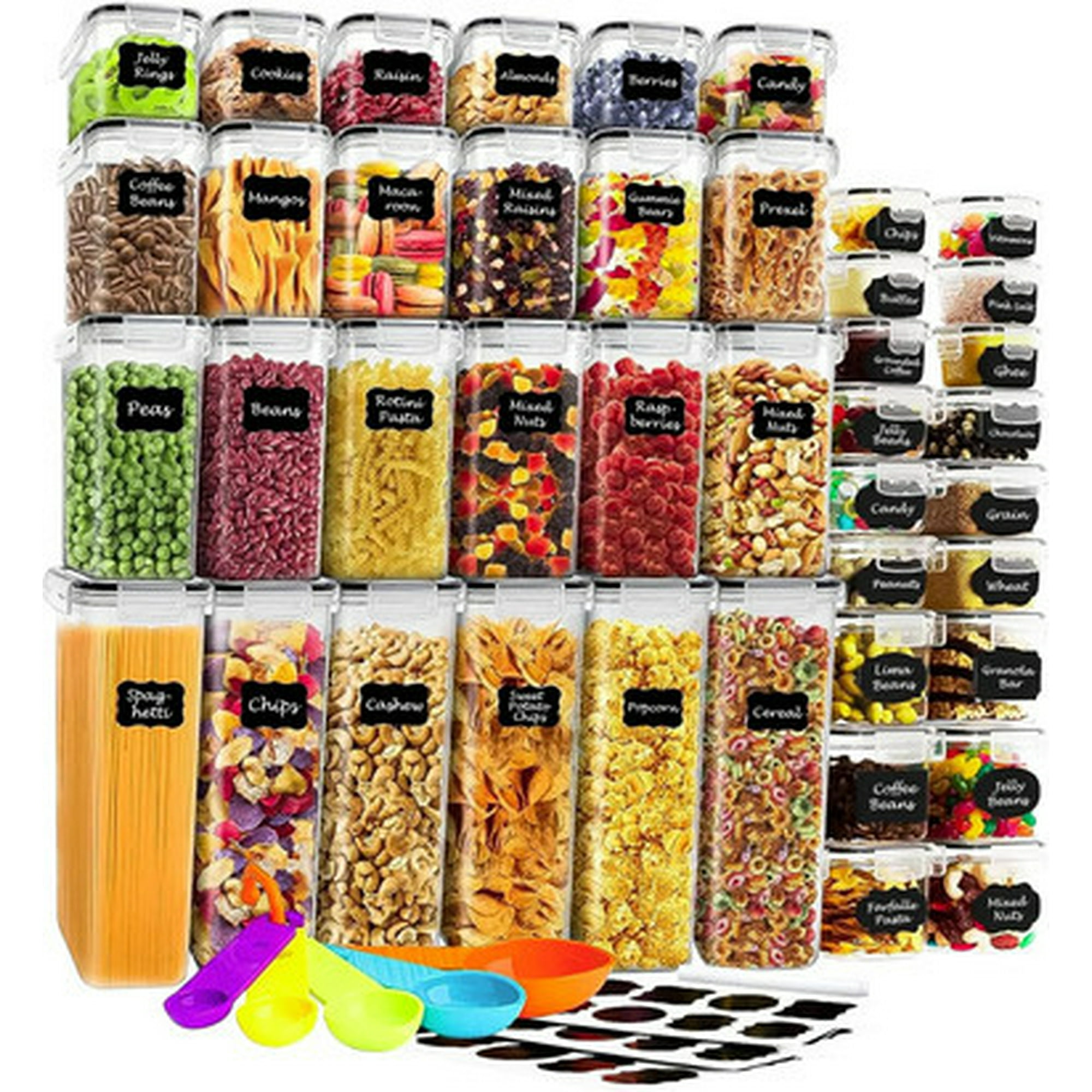 Click here for Qrinnovations 42 Pack Set Kitchen Plastic Food Con... prices