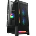 Cougar AIRFACE RGB BLACK Mid Tower Gaming CS Brilliant Lighting Mesh ...