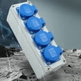 Outdoor Power Distributor 220V 10amp Plastic Waterproof Junction Box ...