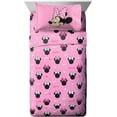 Disney Minnie Mouse Pink Hearts N Love Full Size Comforter Bed Set, 5 ...